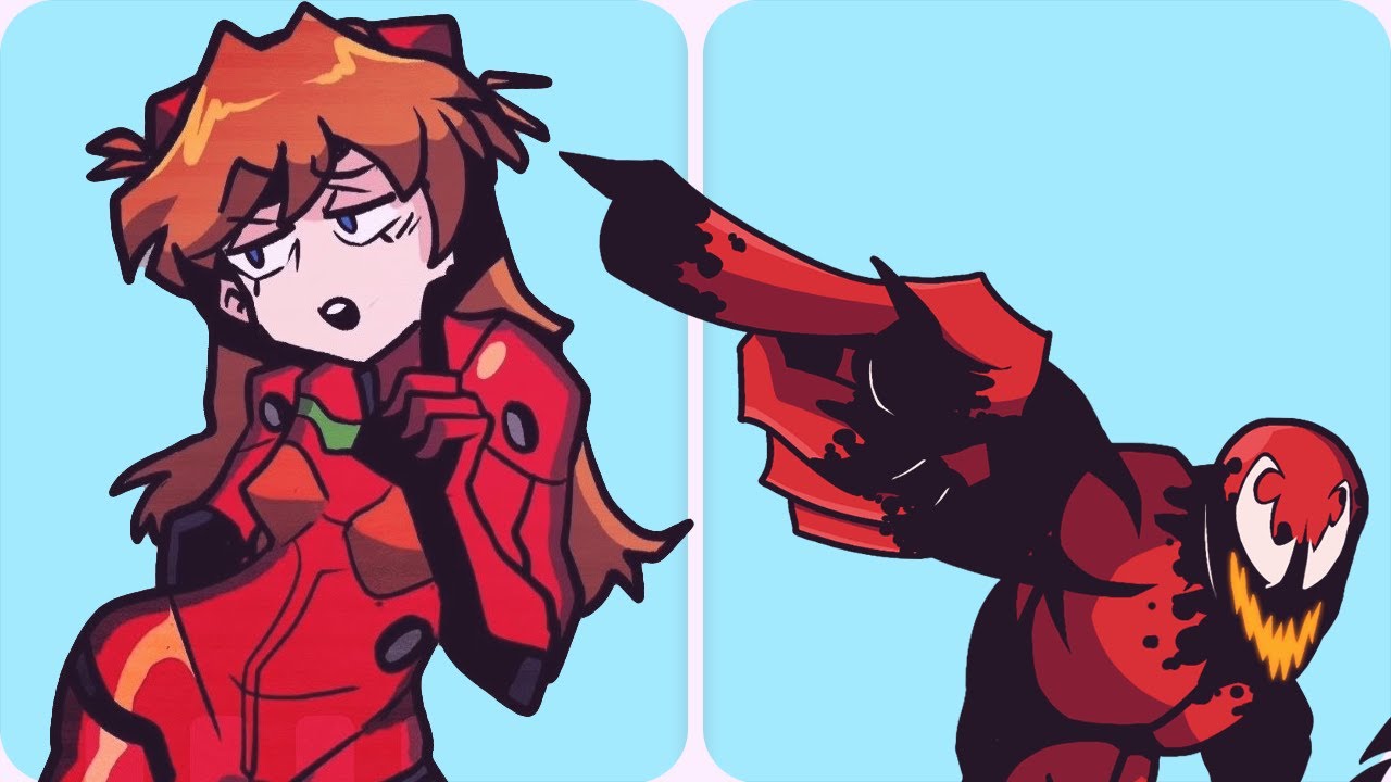 Asuka vs Carnage (FNF Evangelion x Spider-Man FULL MOD) - YouTube