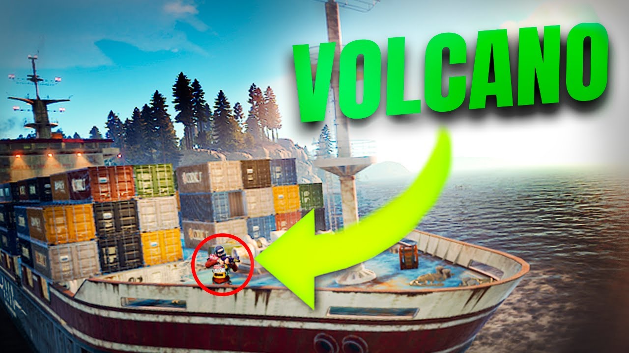 Me ENCUENTRO a VOLCANO en el BARCO - RUST - Gameplay español - YouTube