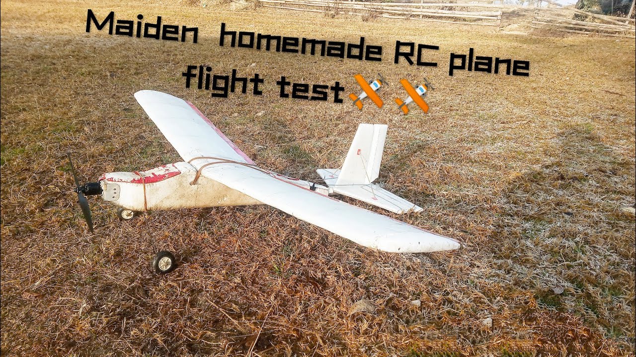 Homemade Rc plane| test flight| bhanu secondary school | dandabazar ...