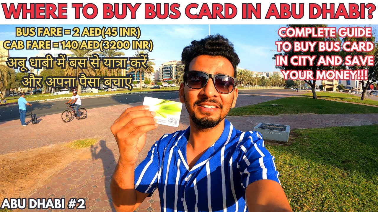 Easiest Way to buy Bus Card in Abu Dhabi🇦🇪 and save money! - YouTube