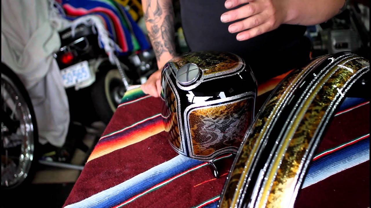 Slick 68 Triumph Chopper build - YouTube