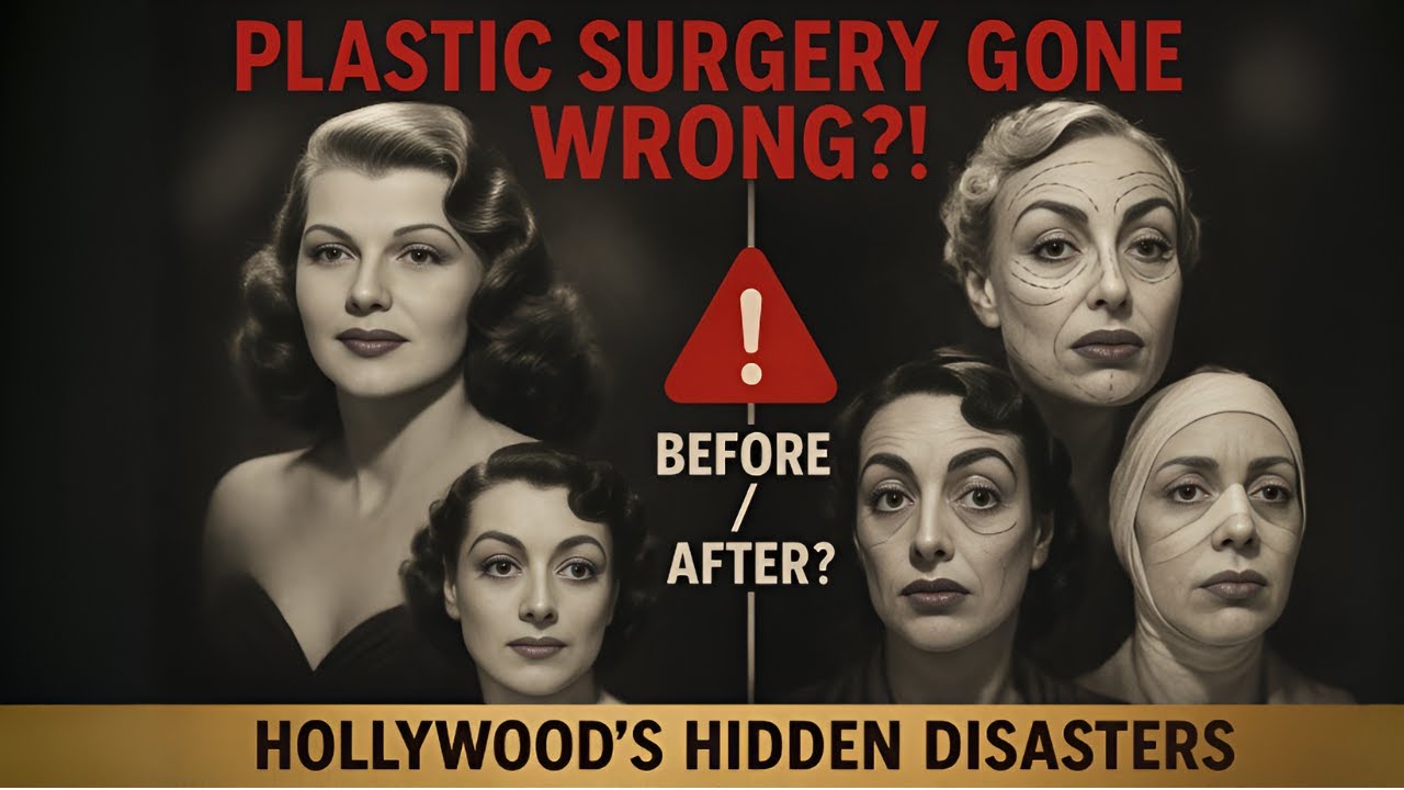Most Shocking Plastic Surgery DISASTERS of Golden Age Hollywood Stars ...