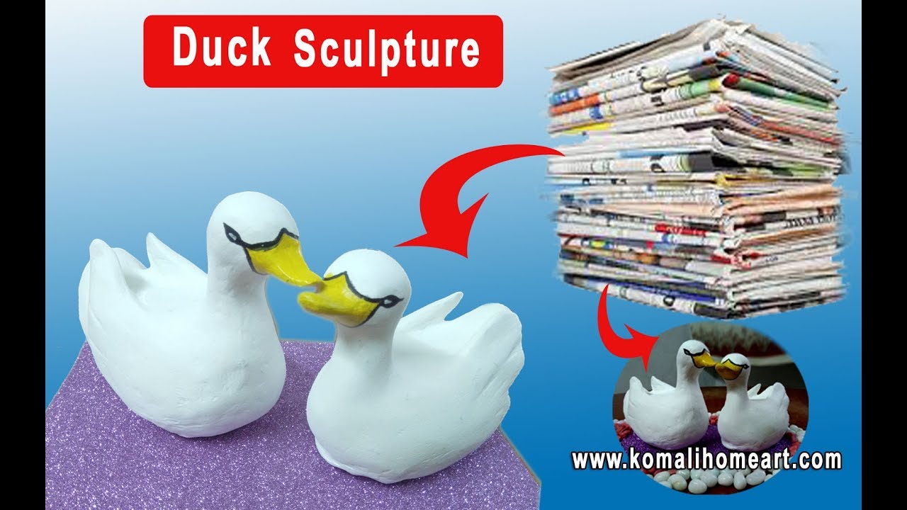 How To Make A Paper Mache Duck Vintage General Fibre Co. St. Louis, MO