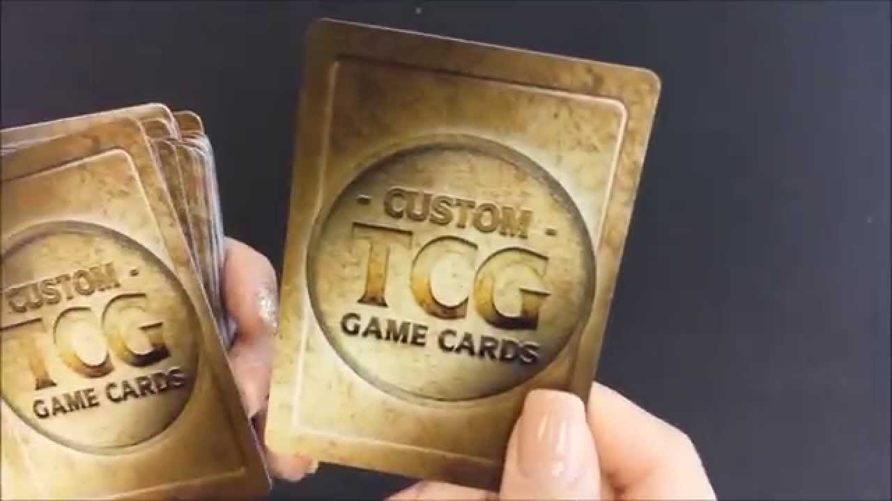 Custom TCG Token Cards - YouTube