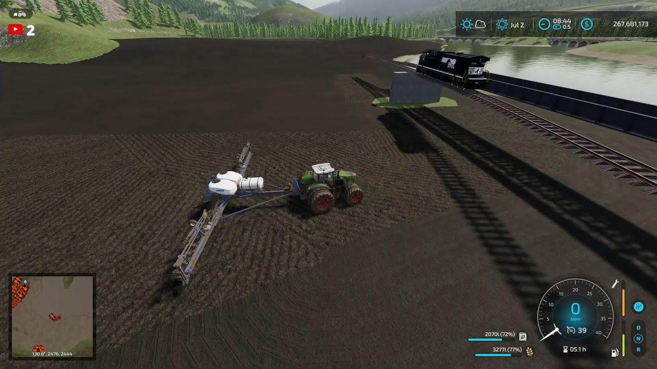 FS22 Farming Simulator 22 Live Stream Southern Style Logging and Farm ...