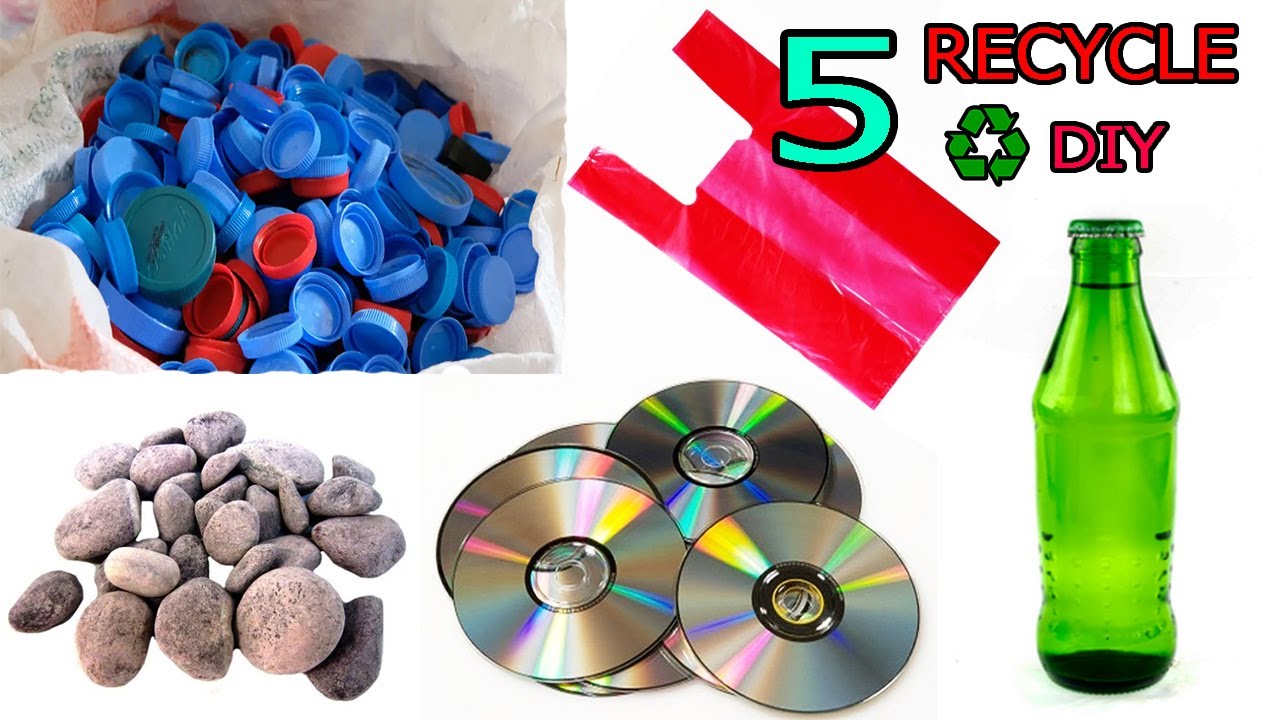 5 Recycle Ideas - DIY Recycling Crafts Ideas - YouTube