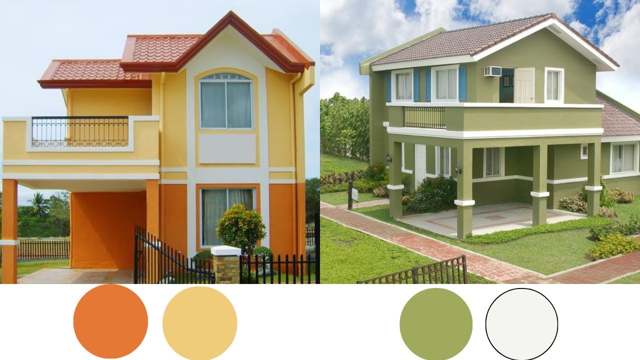 15 kombinasi warna cat luar rumah Modern - YouTube