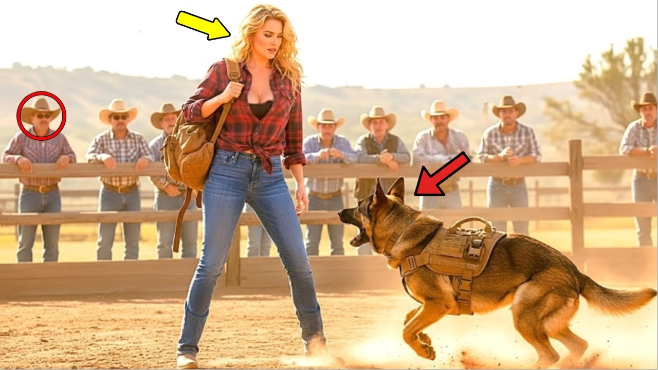 No One Could Control the Wild K9 Dog — Until the Veteran Woman Stepped ...