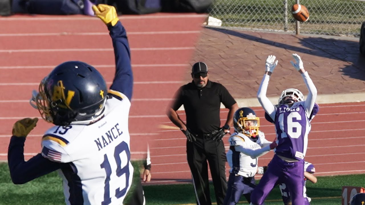 🏆12u TVYFL Superbowl - Denair Lions vs Big Valley Sabres Highlights ...