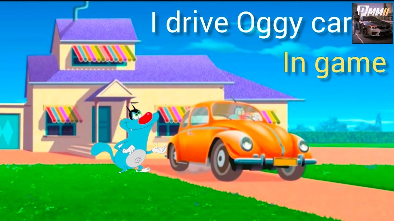 Drive Oggy car in the game - YouTube