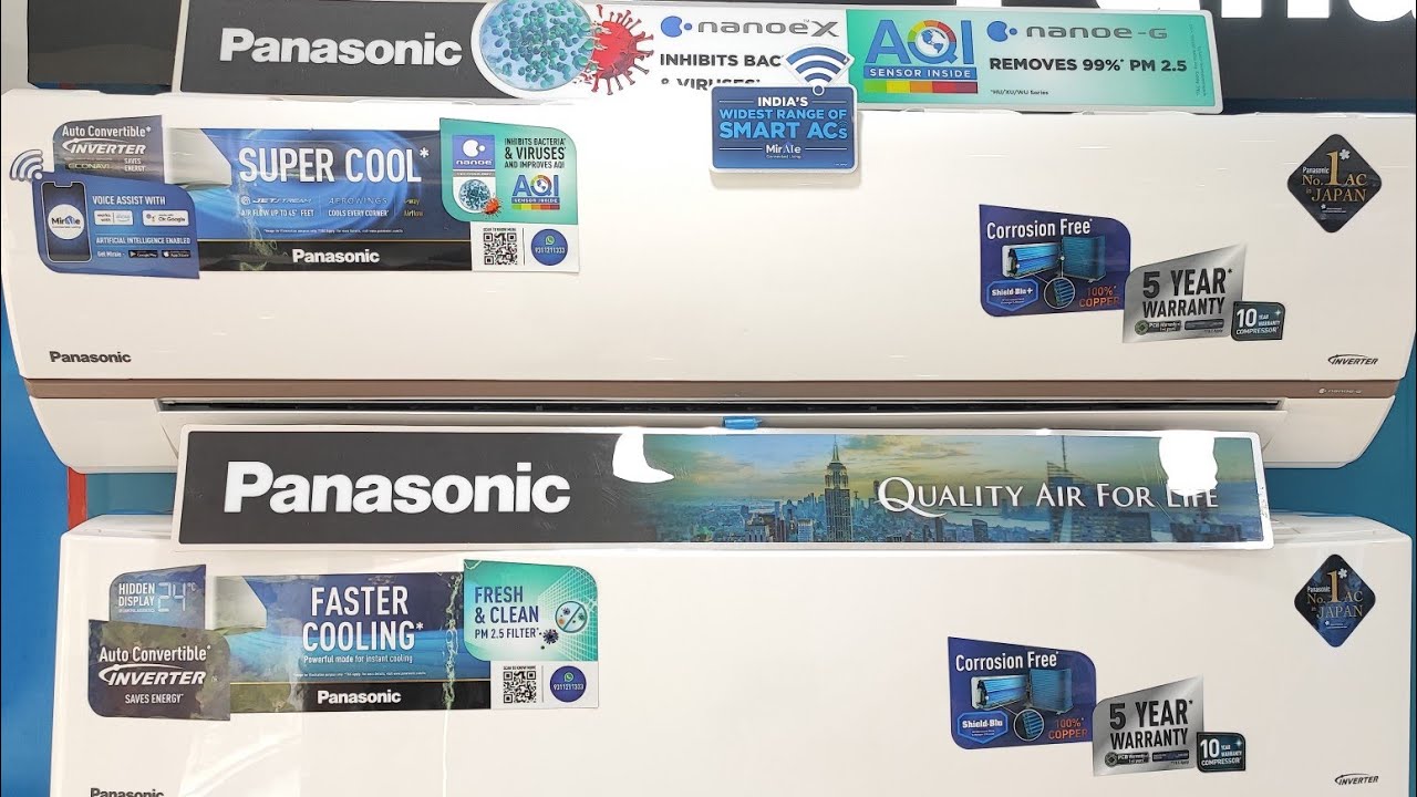 PANASONIC SMART AC |WIFI AUTO CONVERTIBLE| BEST 2022 MODEL |4 STAR ...