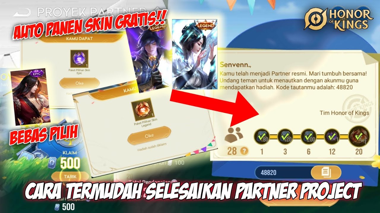 Cara Paling Gampang Menyelesaikan Event Partner Project HOK 100% ...