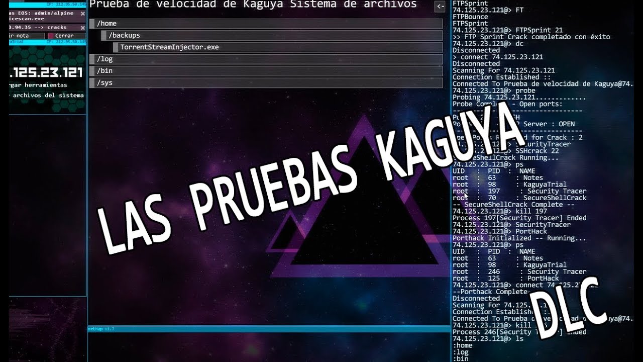 Las pruebas Kaguya [DLC] | Hacknet #15 - YouTube