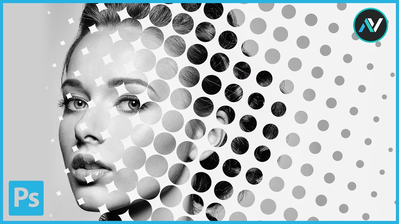 Halftone Dotted Effect in Photoshop | Photoshop Tutorial 2024 - YouTube