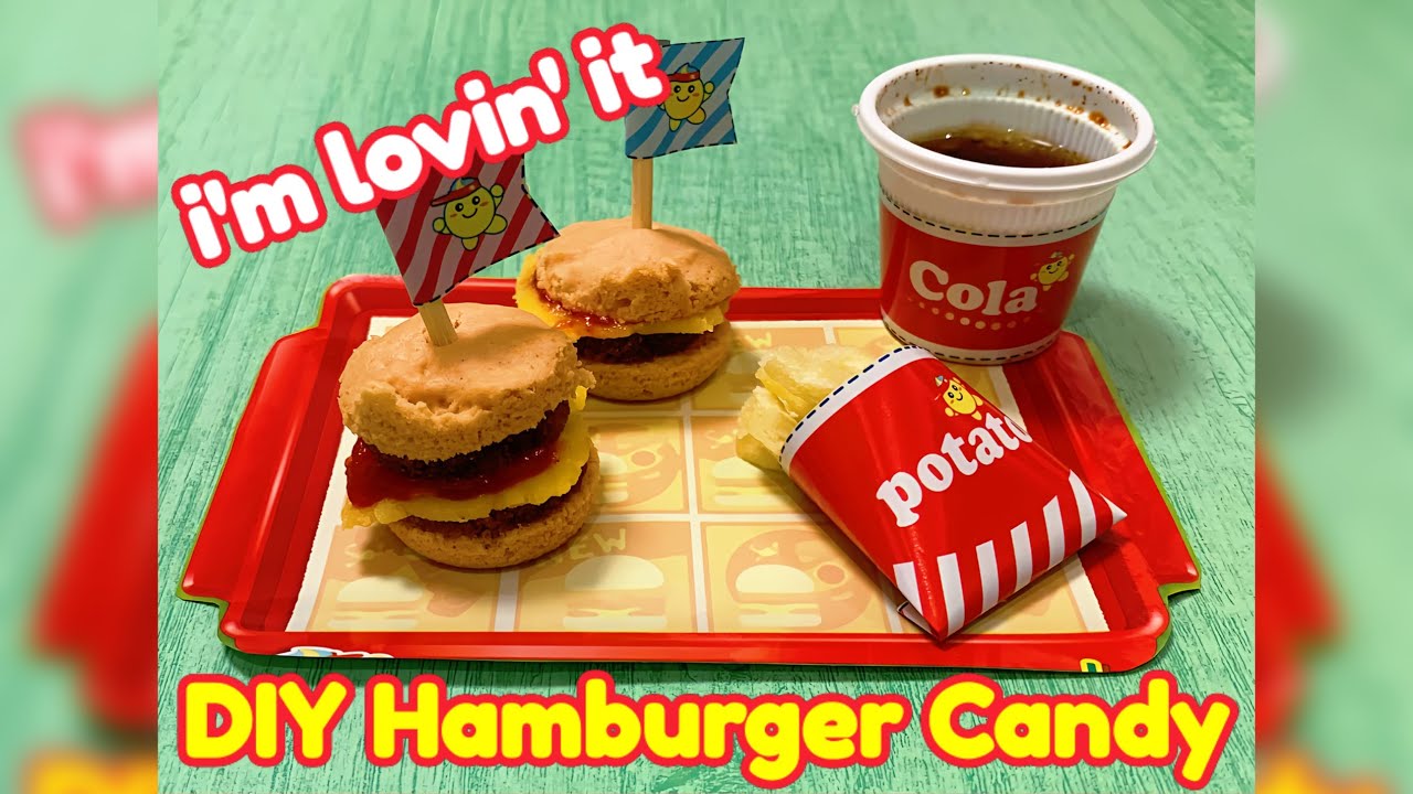 DIY Hamburger Candy - YouTube