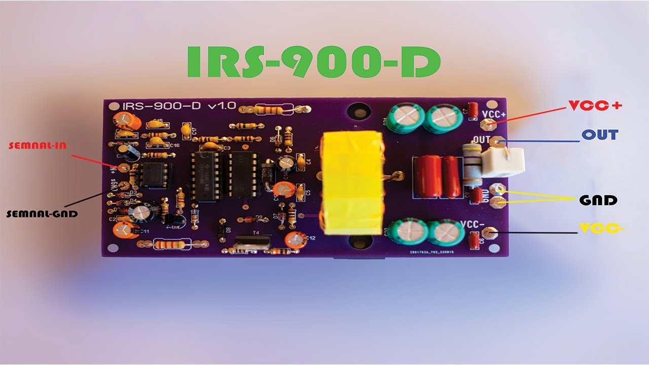 irs-900-D Amplificator audio Clasa D 1/3 - YouTube