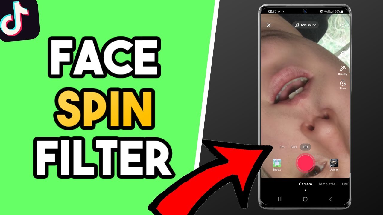 How to get the Face Spin Filter on Tiktok - YouTube