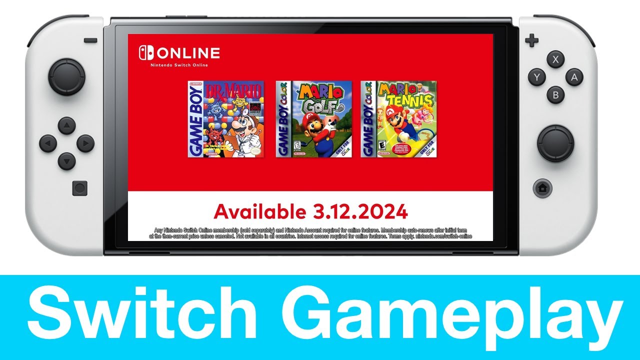 Mario Golf / Mario Tennis / Dr Mario NSO Nintendo Switch Gameplay - YouTube