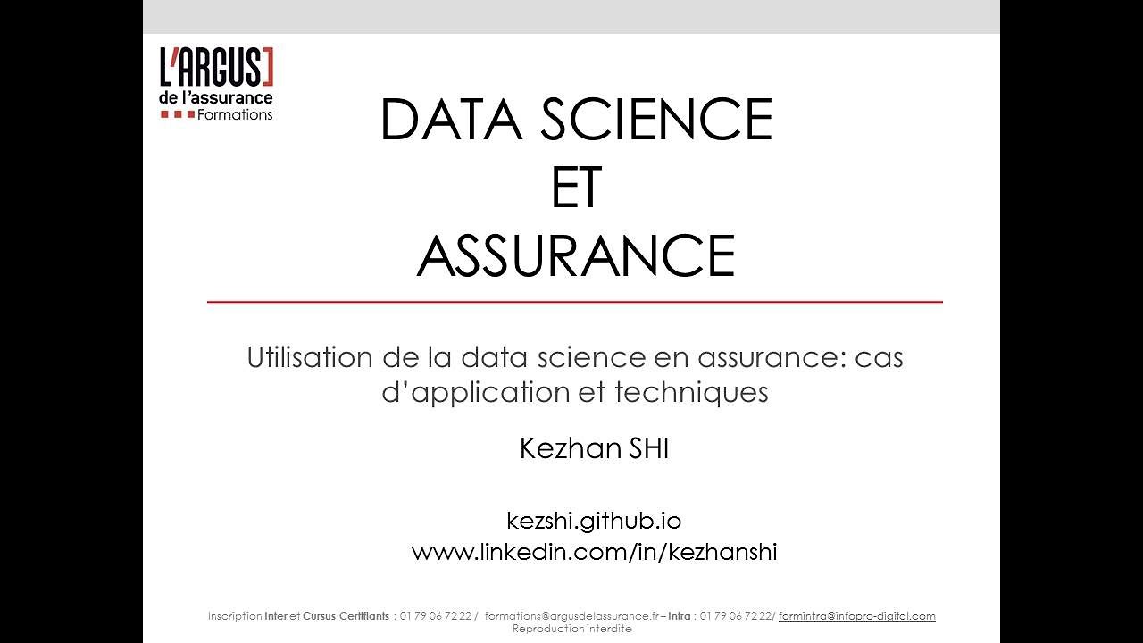 Extrait webinar: Data science et assurance - YouTube