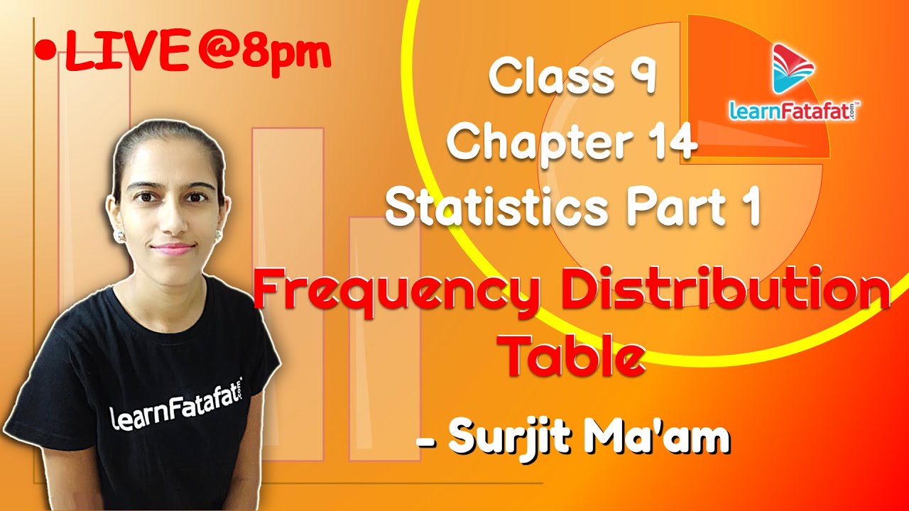 Class 9 Statistics Part 1: Frequency Distribution Table - Surjit Ma'am ...