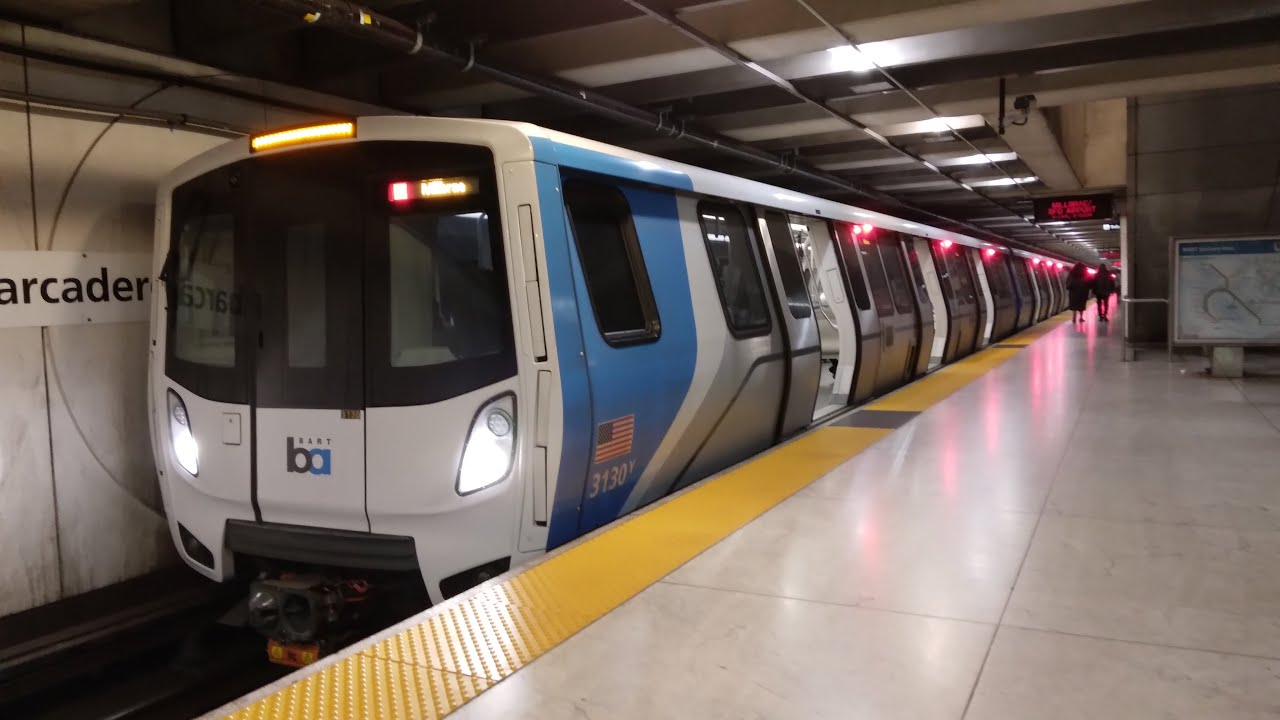 BART 2022 Bombardier D Car #3130 on the Red Line - 9-Car Fleet of the ...
