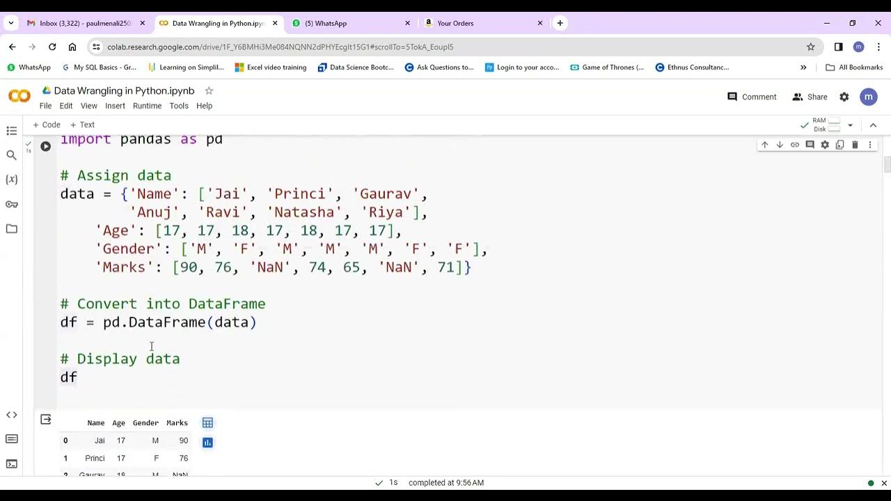 Data Wrangling in Python - YouTube