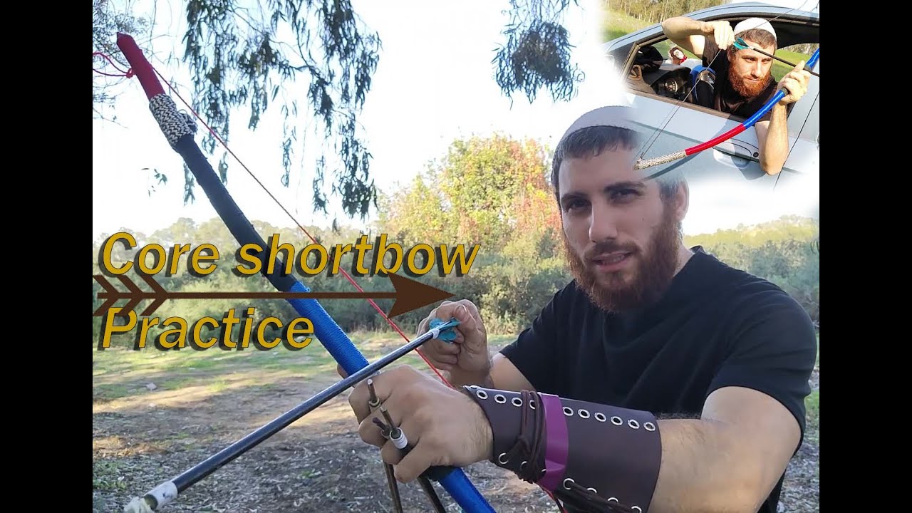 Shortbow Art Revisit, A little bit of dynamic Archery in the woods ...