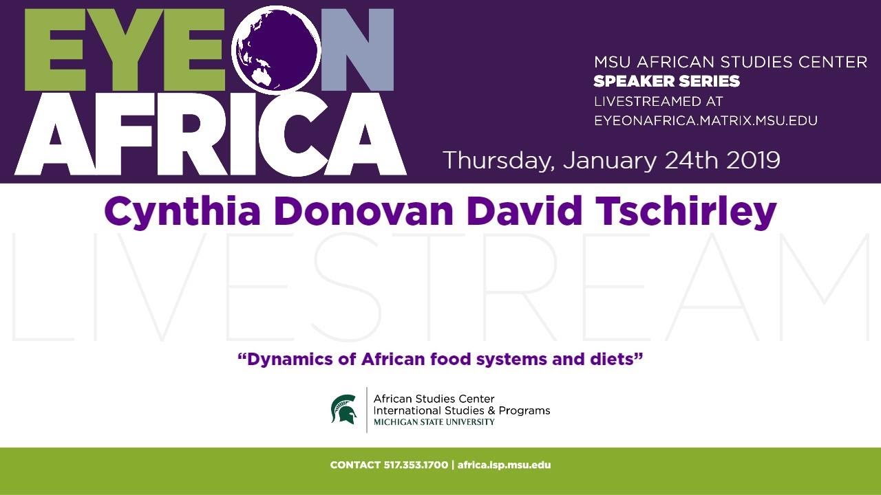Dynamics of African food systems and diets: Eye on Africa with Cynthia ...