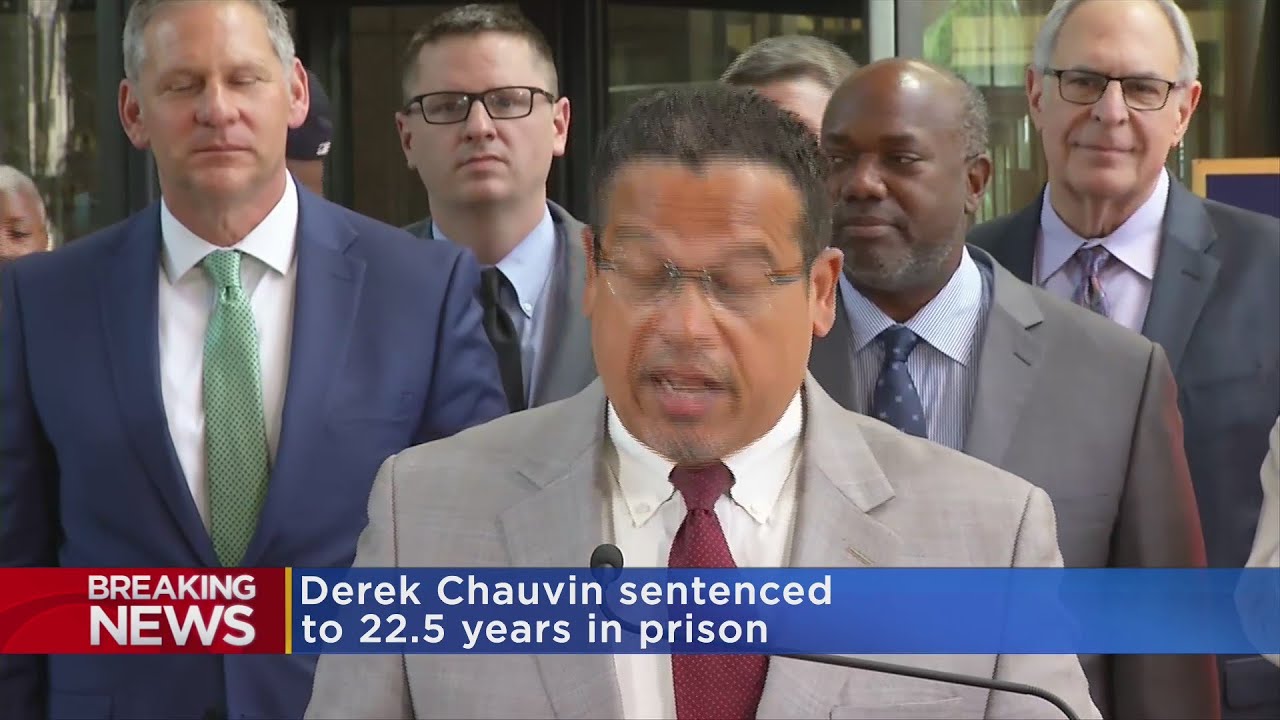 Full Video: AG Keith Ellison Issues Statement After Chauvin Sentencing ...