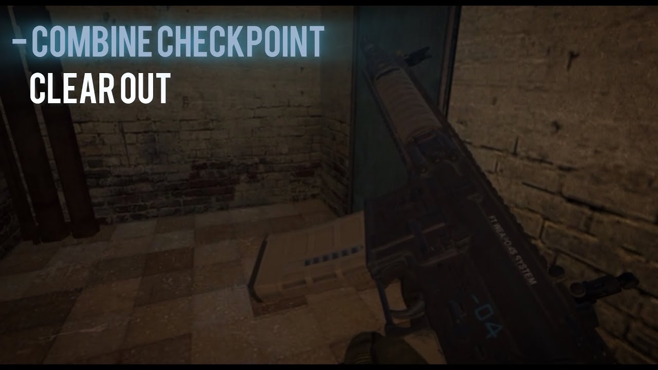 Combine checkpoint clear out - Barely Gmod realism - YouTube