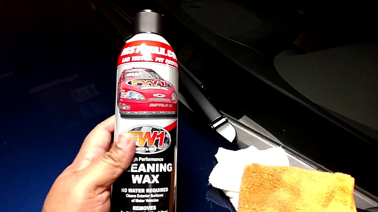 FW1 Cleaning Wax Review Part 2. Millennium Yellow C6 Chevy Corvette ...
