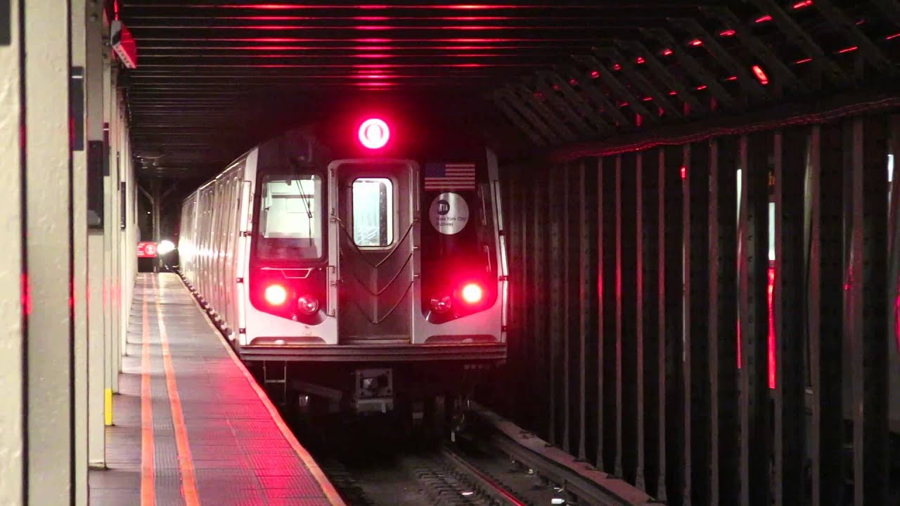 NYC Subway: Brooklyn Bound R160 Q Train leaving 57 St - YouTube