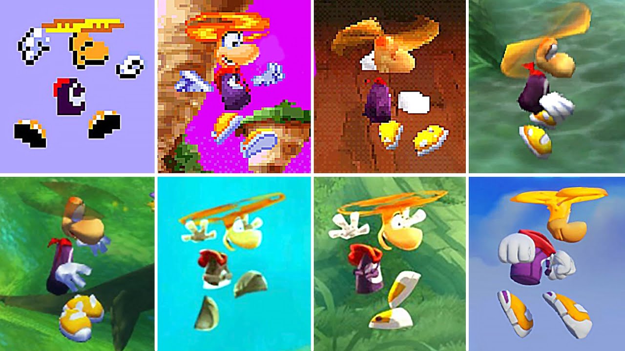 Evolution Of Rayman Helicopter (1995 - 2023) - YouTube