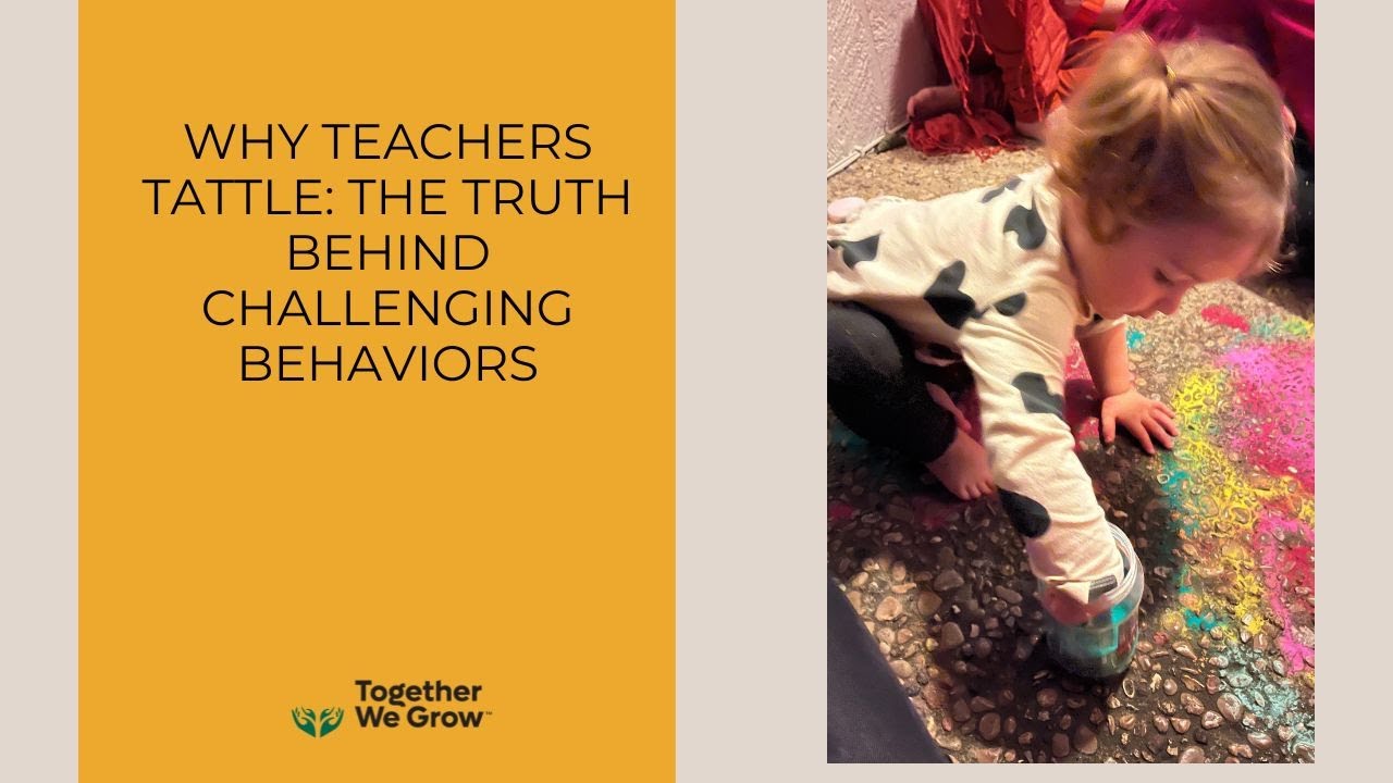 Why Teachers Tattle: The Truth Behind Challenging Behaviors - YouTube