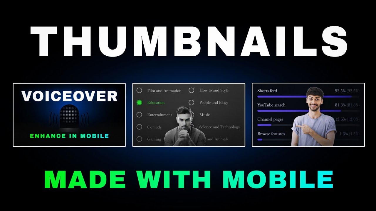 Sharp and HD Thumbnails in Mobile 🙂 - YouTube