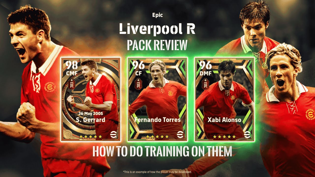 eFootball 2023 | Liverpool Epic player pack review (Gerrard, Torres ...