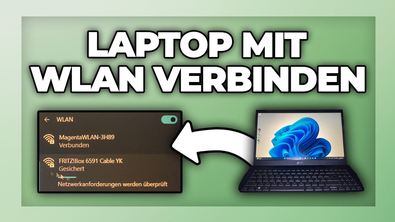Laptop mit WLAN verbinden - Internet einrichten Tutorial - YouTube