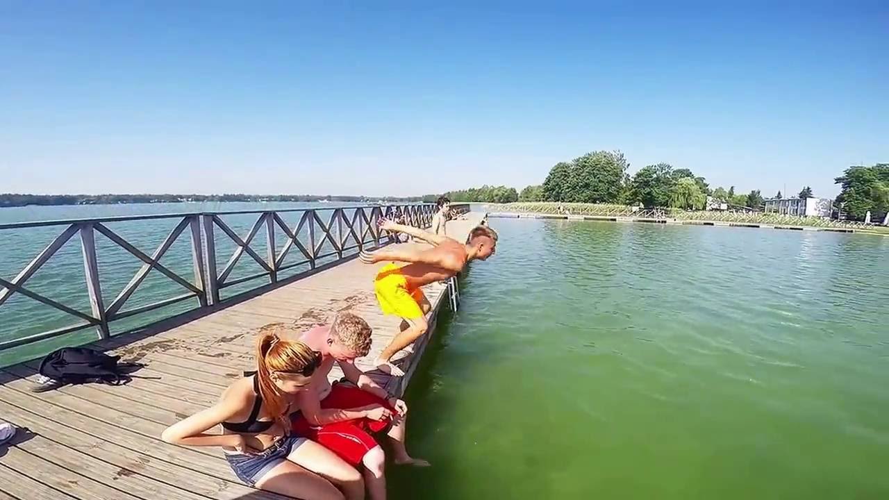 Jezioro Białe Okuninka Czerwiec 2016 Rozpoczęcie Wakacji - YouTube