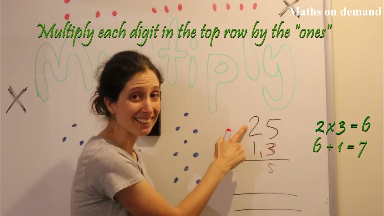 How to multiply large numbers: Multiplying With The Algorithm (Simple ...