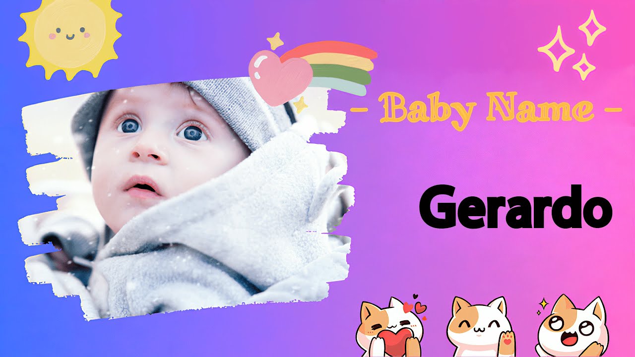 GERARDO | Gerardo name meaning | Boy Name Meaning | Brave spear ...