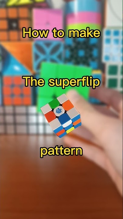 How to make the superflip pattern! #cube #subscribe #cuber #rubikscube ...