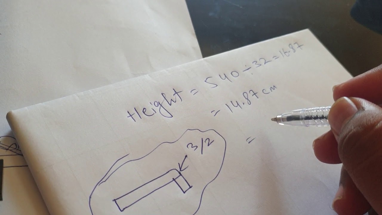 How to calculate height/size of riser? - YouTube