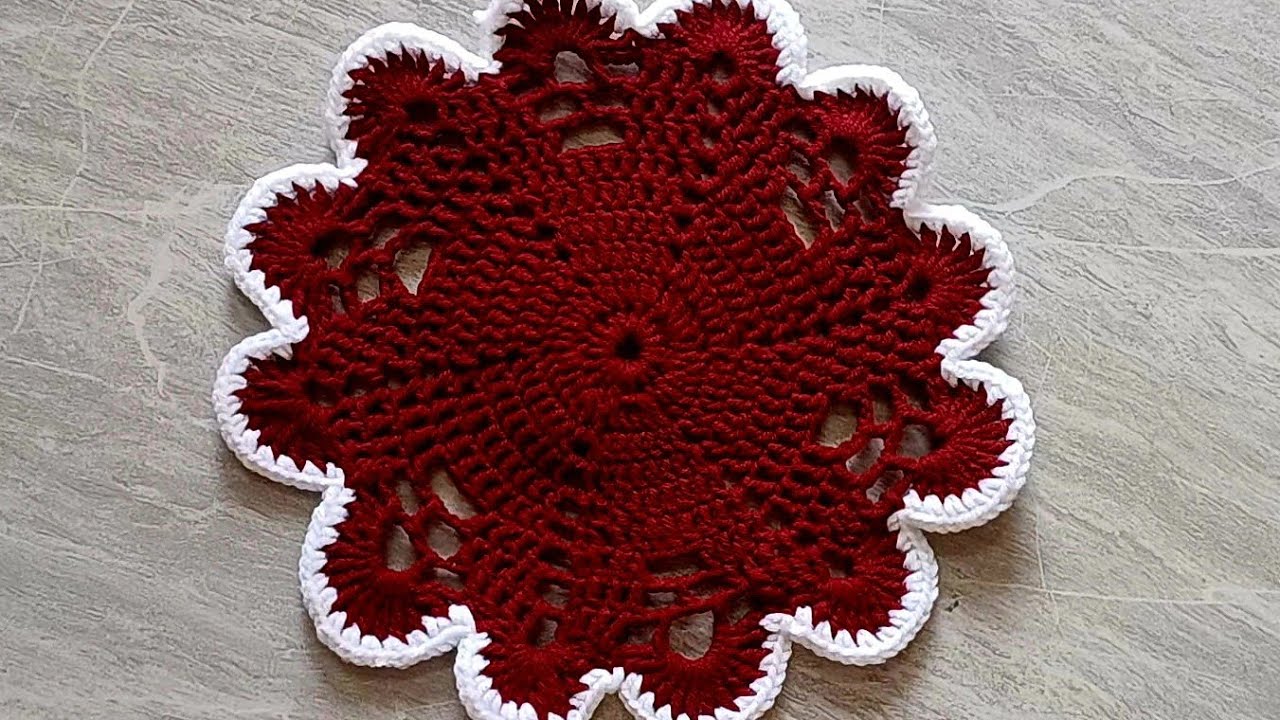TALPOSH DESIGN/WOOLEN TABLE CLOTH/DOILY/MANDALA /RUMUAL - YouTube