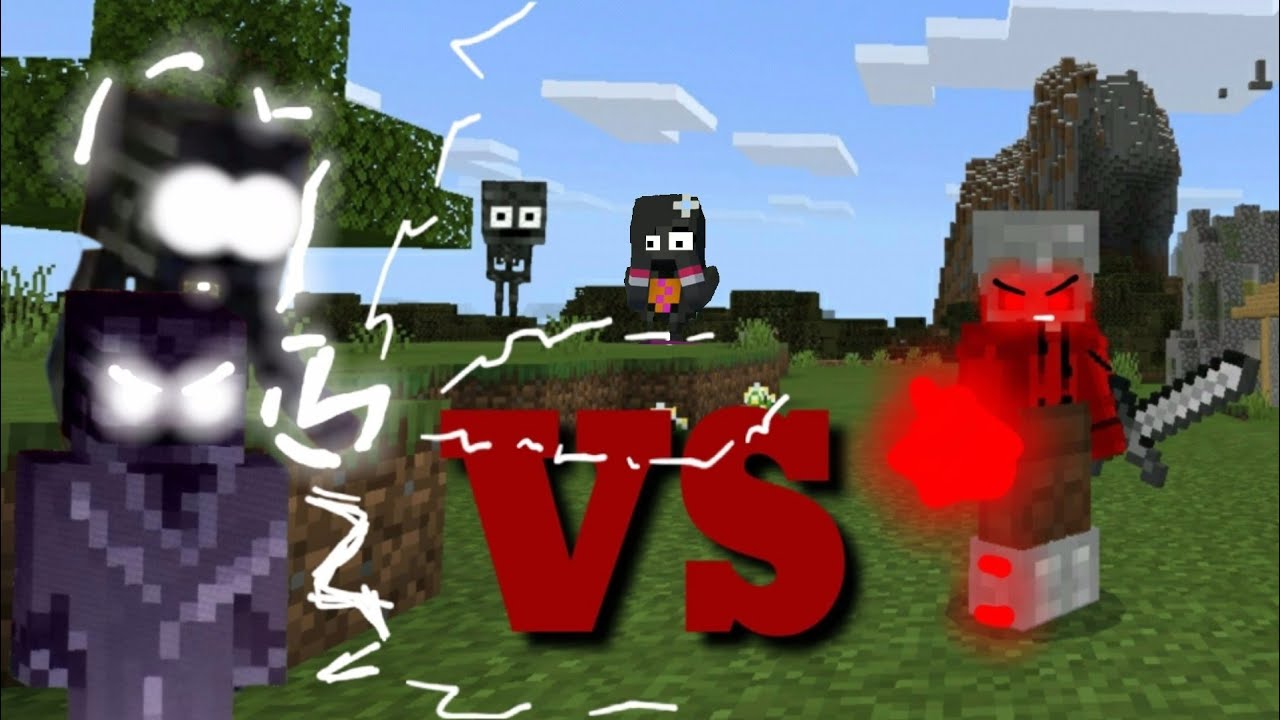 MINECRAFT MONSTER SCHOOL Wither Skeleton Hacker vs Nightmare200544 ...