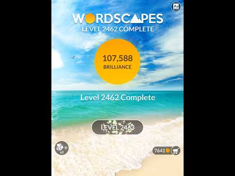 Wordscapes Level 2462 Answers - YouTube