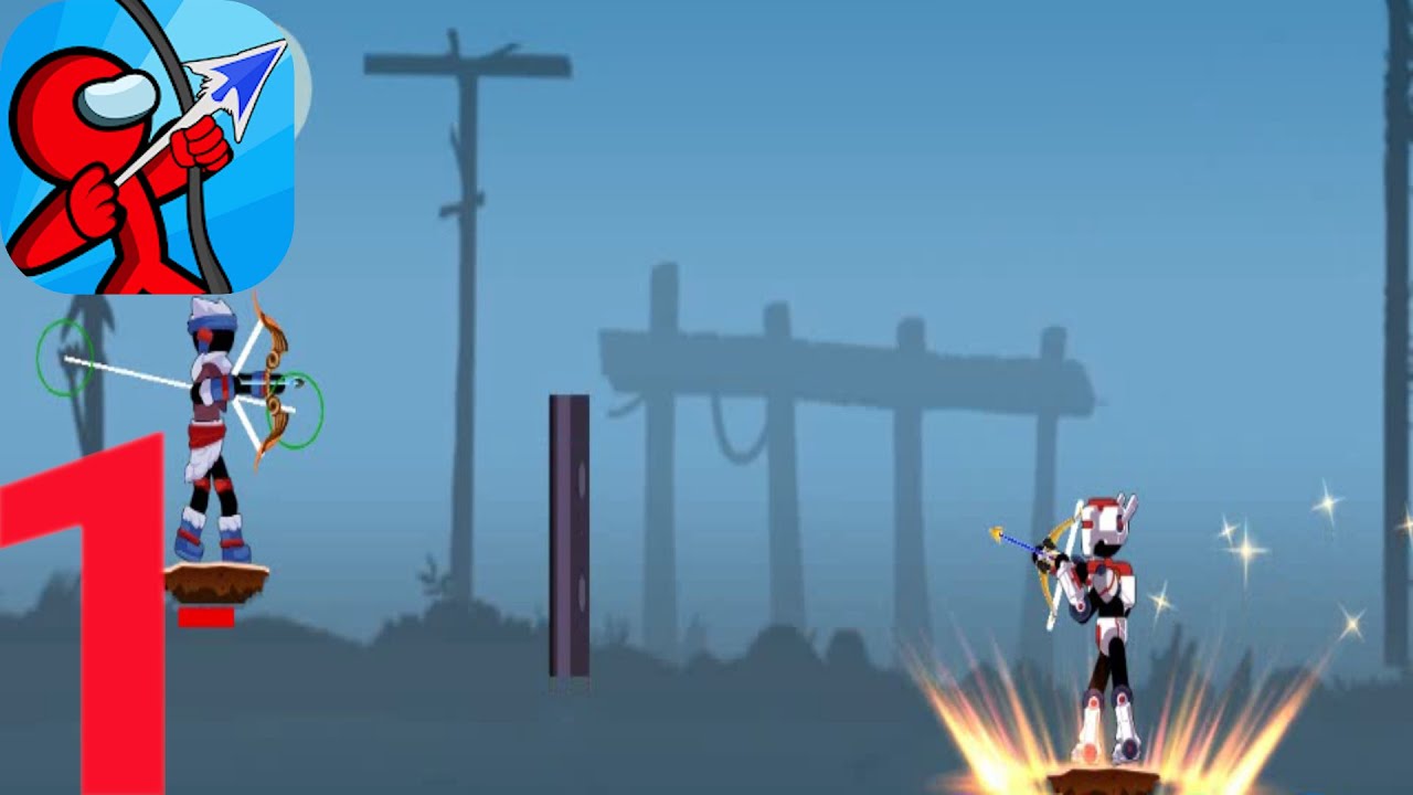 Stickman Archer Warrior: Bow And Arrow Shooting - Levels 1 - 7 - Video ...