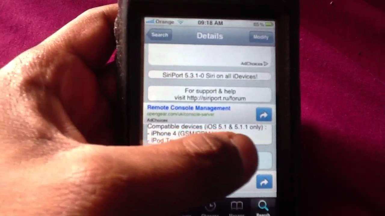 How To Install Siri On IPhone 3GS IOS 5.1.1 - YouTube