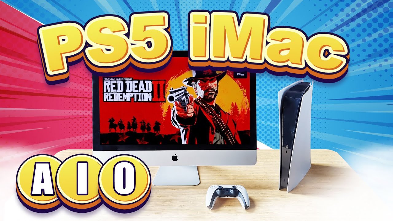 PS5和iMac合体啦 我愿意称之为最强PS5显示一体游戏机PS5 in iMac27 5K - YouTube