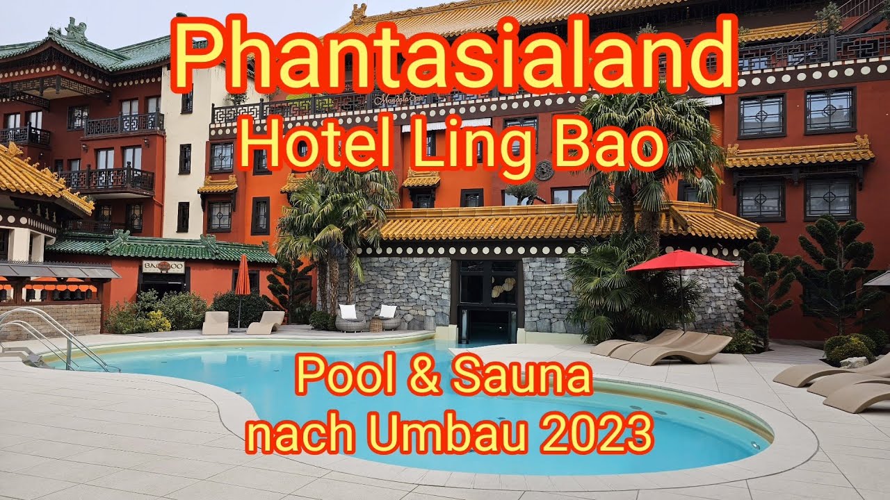 Pool & Sauna nach Umbau 2023 - Hotel Ling Bao, Phantasialand, Brühl bei Köln - YouTube
