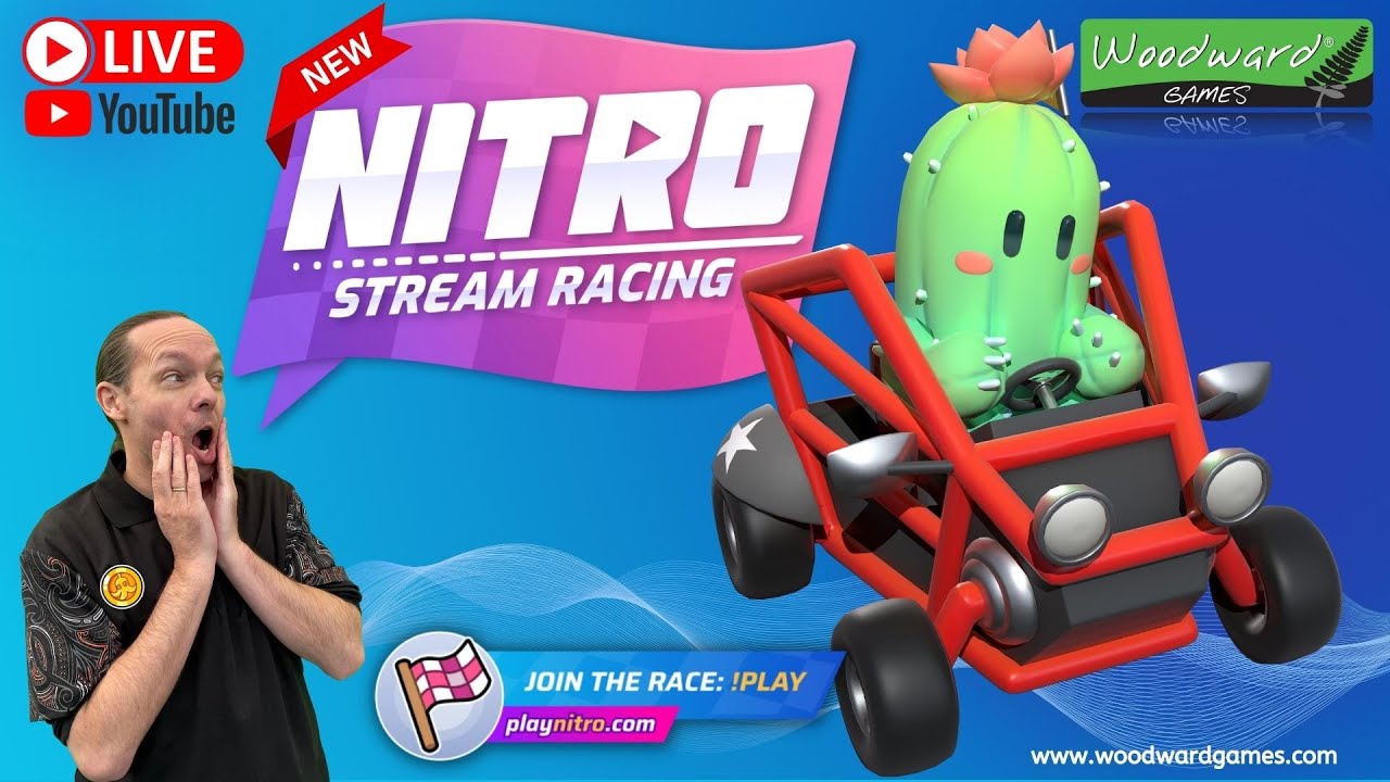 Nitro Stream Racing on YouTube 🏎 Race with me LIVE - Woodward Games ...